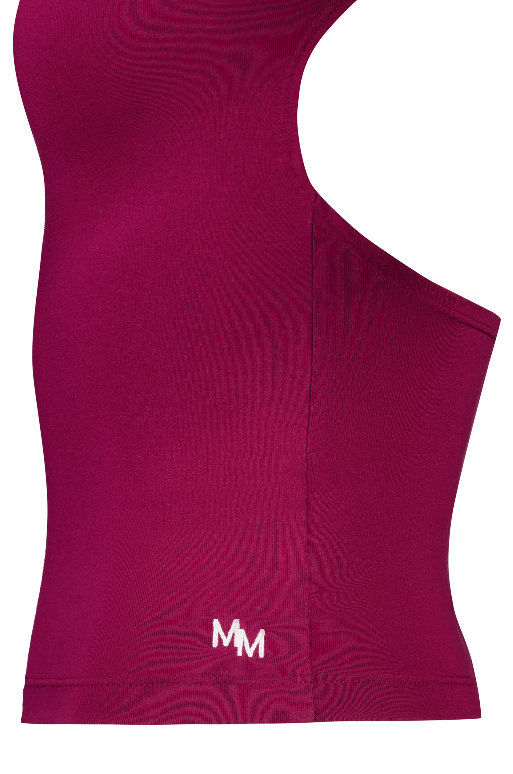 BORDEAUX BACKLESS TEE – Mode Mischief Studios